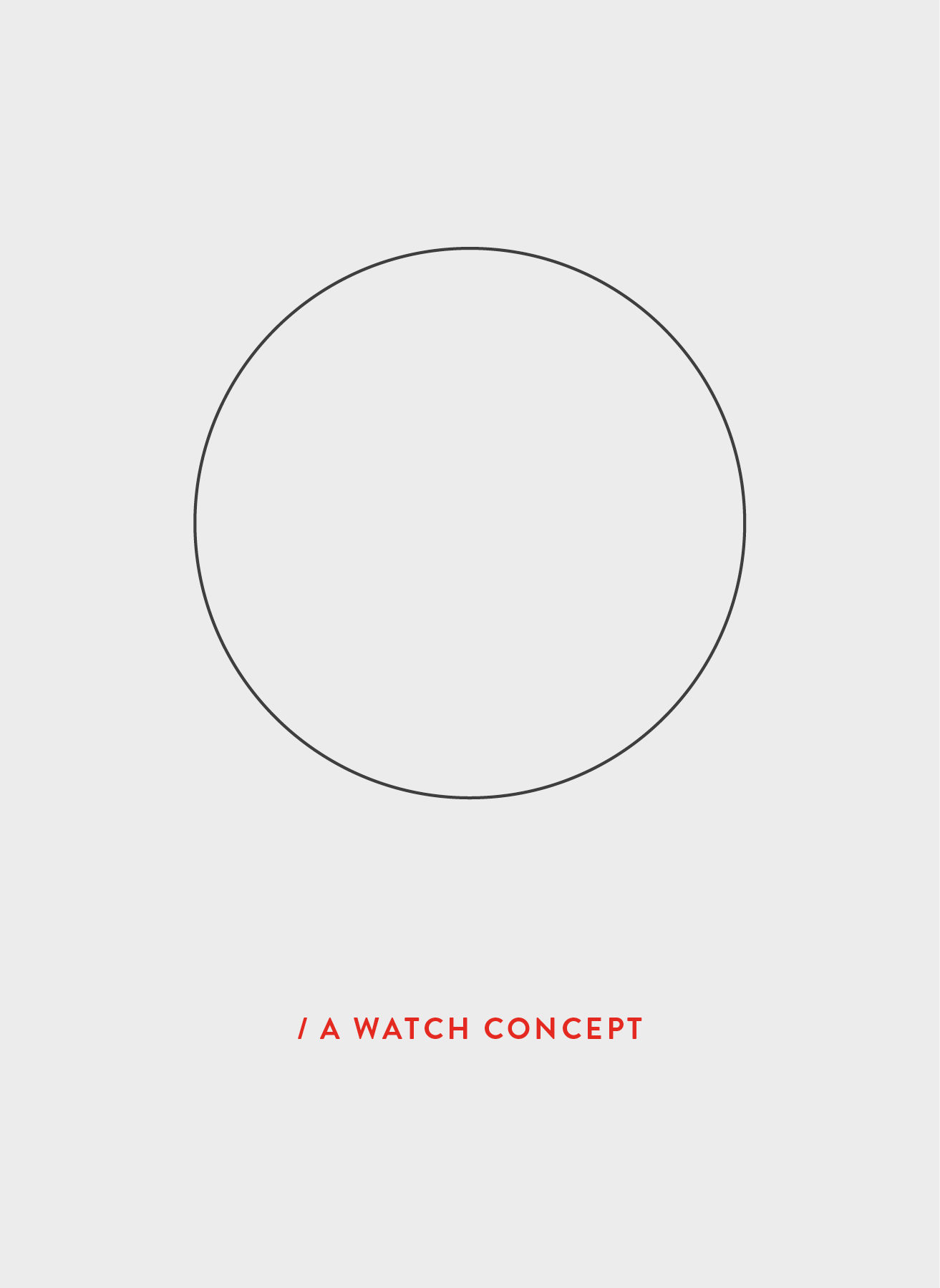 Konzept einer Smartwatch – Diploma AC